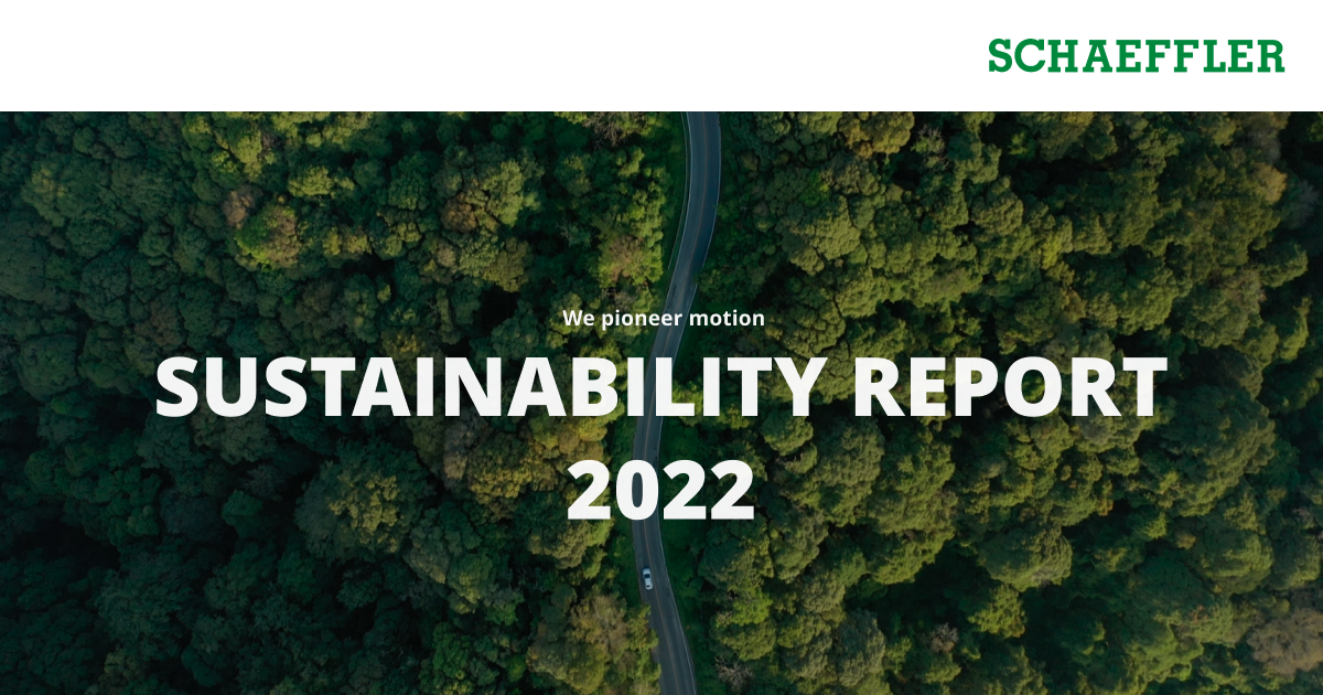 Schaeffler Sustainability Report 2022